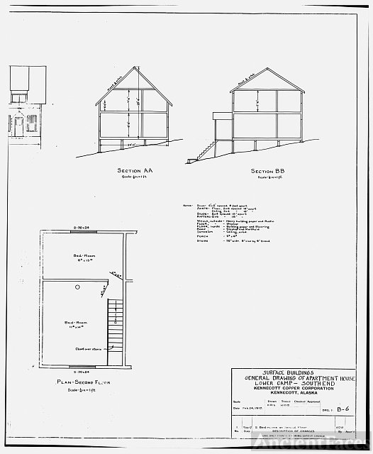 93. PHOTOCOPY OF DRAWING, SURFACE BUILDINGS, GENERAL,...