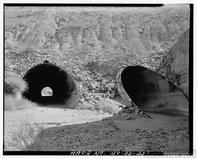 Upstream headwall, riprap, double culverts, facing...