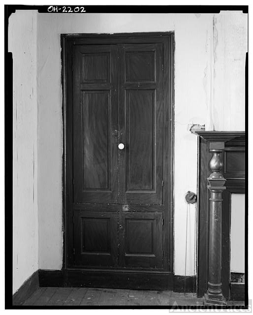 12. FIRST FLOOR, PARLOR ROOM CABINET DOOR - Moses McKay...