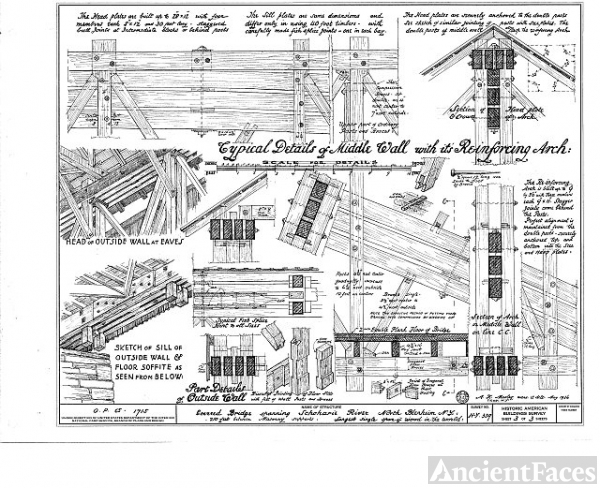Typical Details of Middle Wall with Reinforcing Arch;...