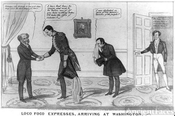 Loco Foco expresses, arriving at Washington