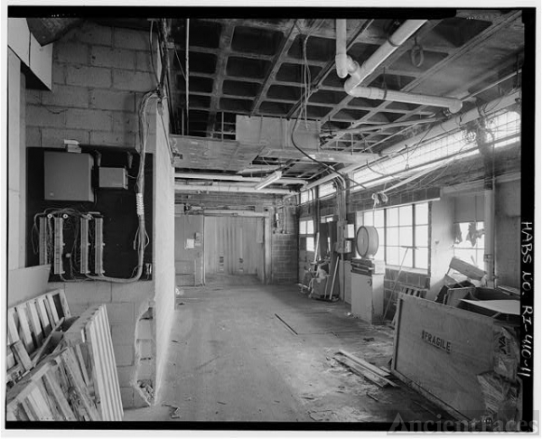 11. Interior view of first floor, facing northeast,...