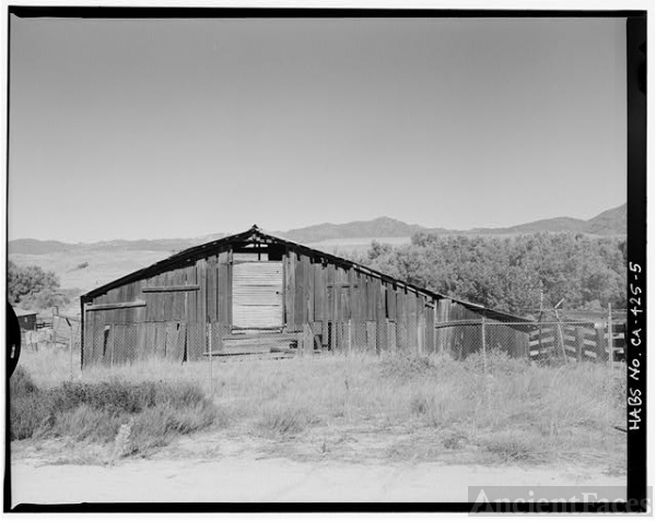 South elevation. Camera facing north - Warner Ranch,...