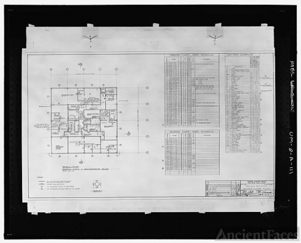 ARCHITECTURAL DRAWING, SECOND FLOOR PLAN WITH BUILDING...
