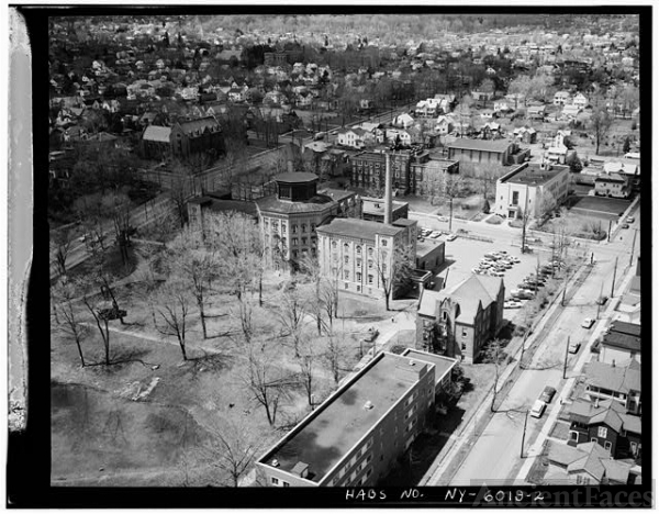 2. AERIAL VIEW OF COWLES HALL, ELMIRA COLLEGE - Elmira...