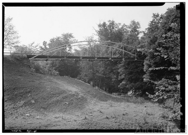 - Whipple Cast & Wrought Iron Bowstring Truss Bridge,...