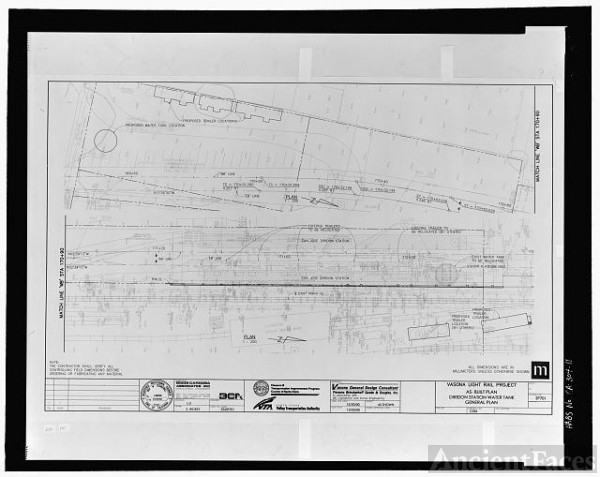 11. GENERAL PLAN. Vasona Light Rail Project, As-built...